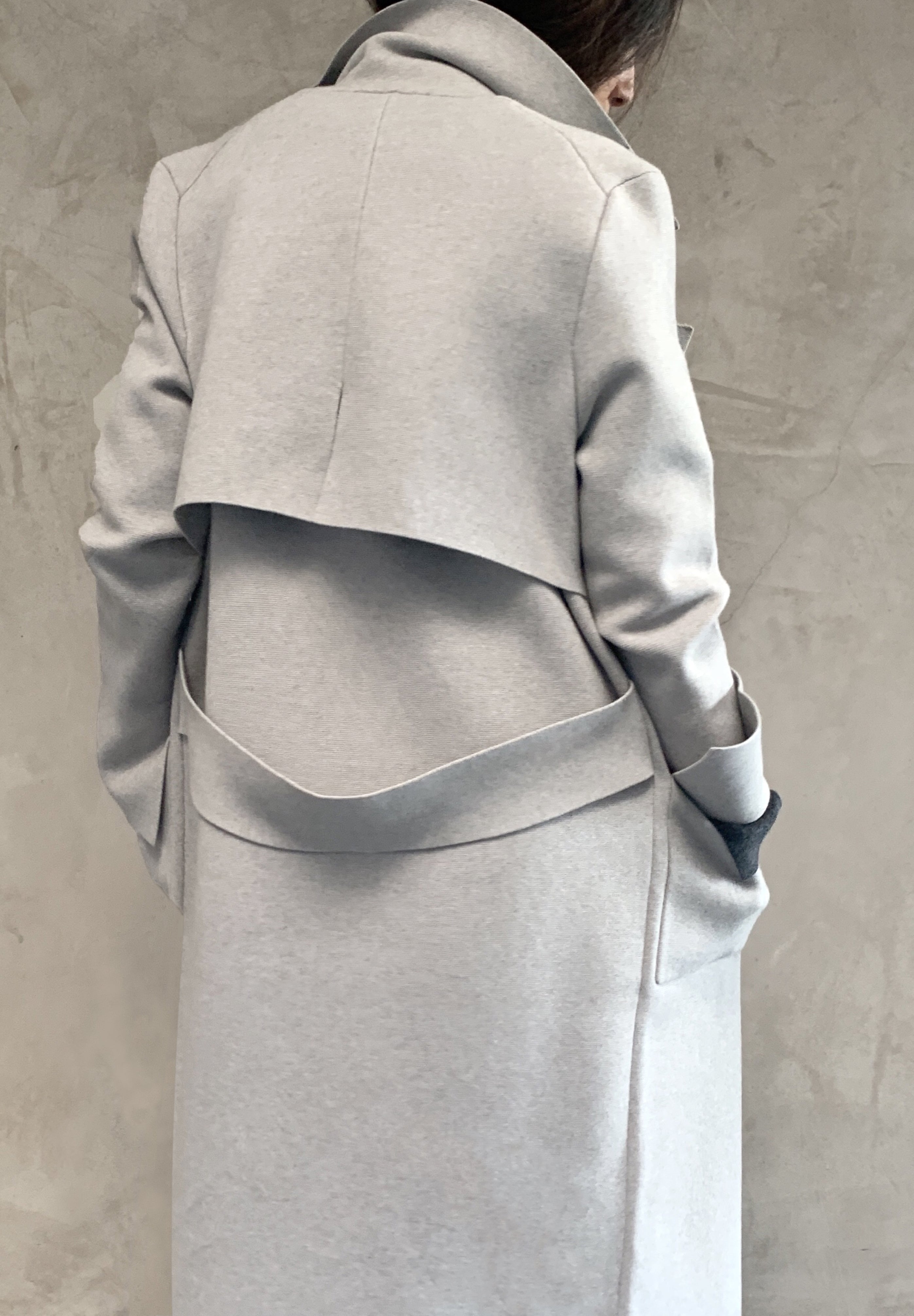 Katelyn Long Coat in Alabaster – SOYER